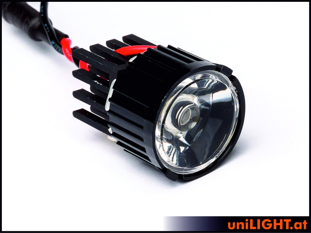 22mm ECO-Scheinwerfer mit Linse, 8W, T-FUSE | uniLIGHT.at